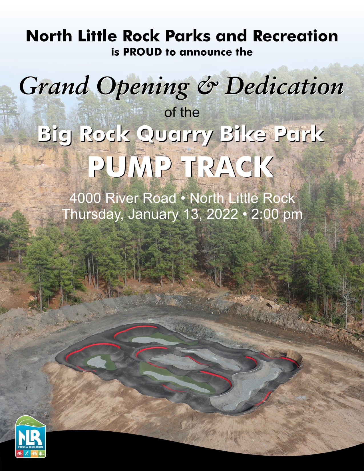 Bicycle pump track coming to North Little Rock